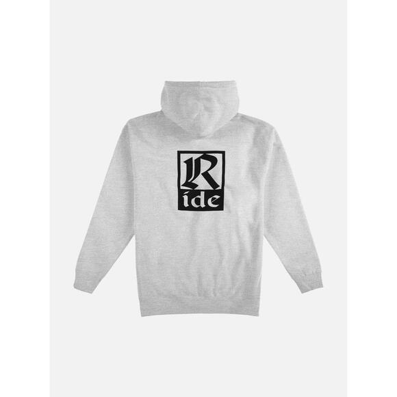 Ride | Shirts | Nwt Ride Snowboards Old English Hoodie Heather Grey ...